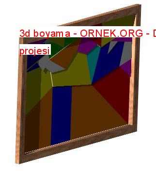 Proje Sitesi | 3d boyama Autocad Projesi