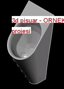 Proje Sitesi | 3d pisuar Autocad Projesi