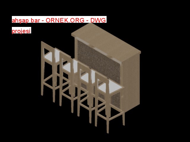 Proje Sitesi | ahşap bar Autocad Projesi