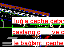 Proje Sitesi | Tuğla cephe detay başlangıç ve oluk ile bağlantı cephe ...