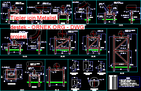 Proje Sitesi | Semboloji dfp ve dti Autocad Projesi